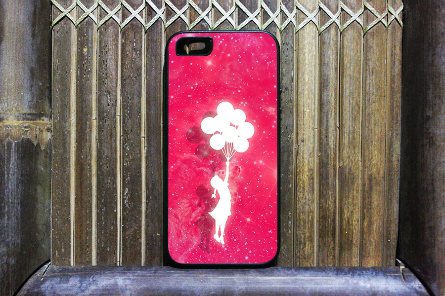 Banksy Pink Pattern For Iphone 5 Case, Iphone 5 Case, Iphone Cover on ...